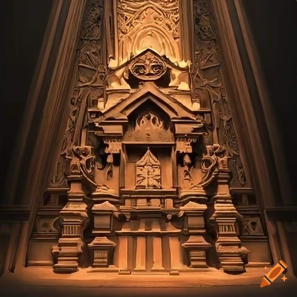 High-definition carving artwork inspired by zelda game on Craiyon