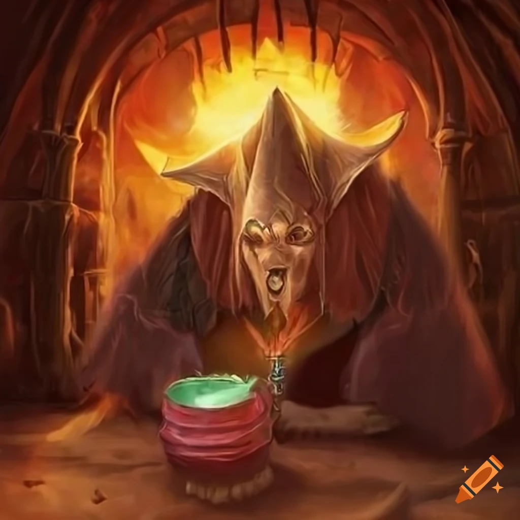 Artistic depiction of a magical desert creature on Craiyon