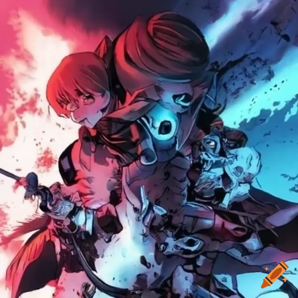 Gothic paladin knight anime girl wielding light-infused weapons in ...