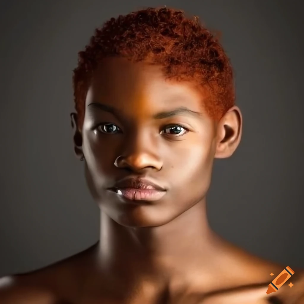 Illustration of a maroon-haired humanoid man on Craiyon