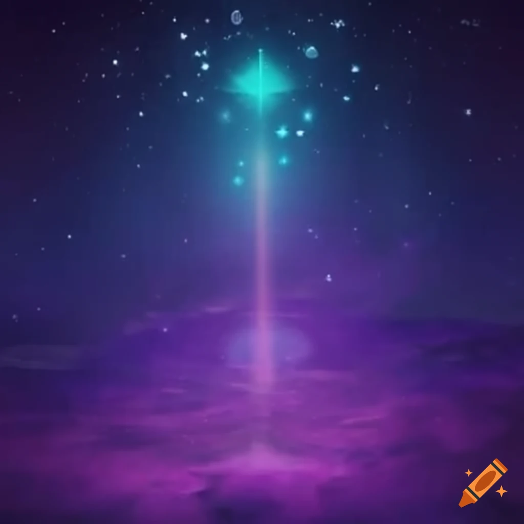 Twinkling star in the dark