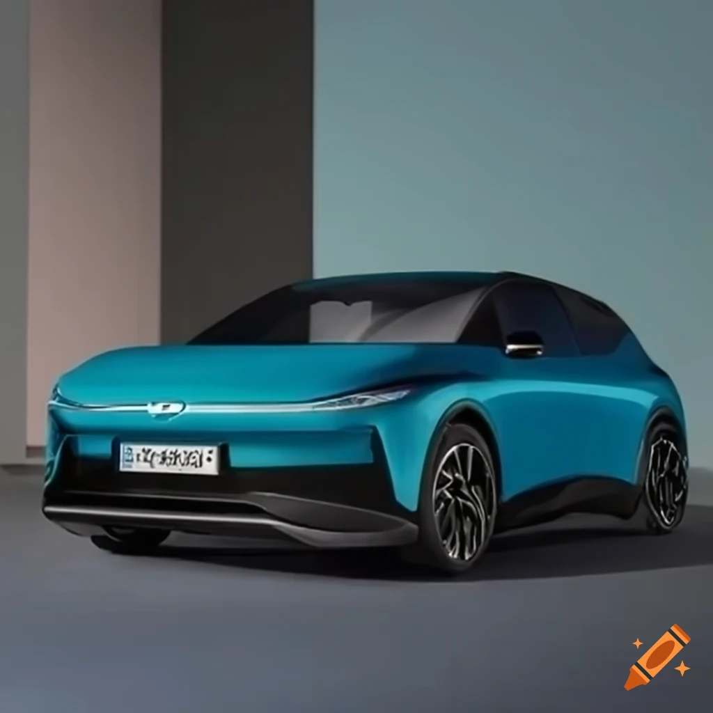 New electric volkswagen coupe on Craiyon