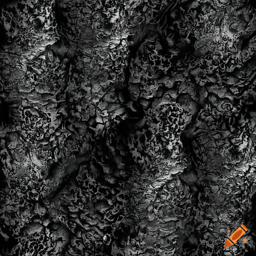 Seamless black and white creature texture