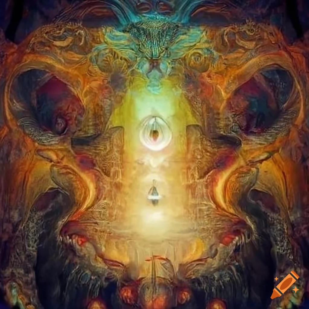 Divine creature emitting radiant light on Craiyon