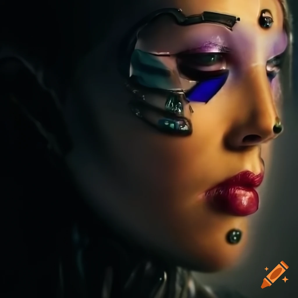 Hyper-detailed biopunk cityscape artwork on Craiyon