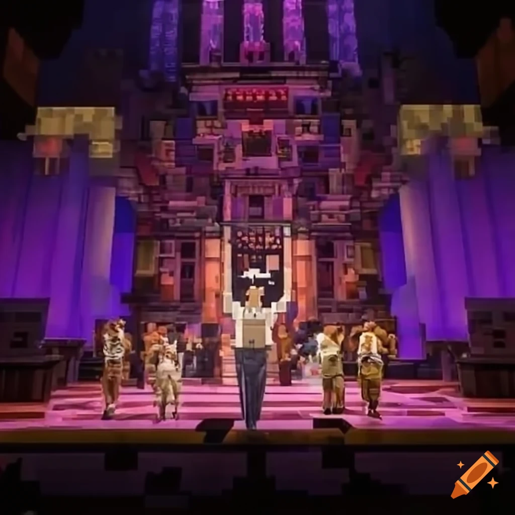 Image related to Minecraft the Broadway musical on Craiyon