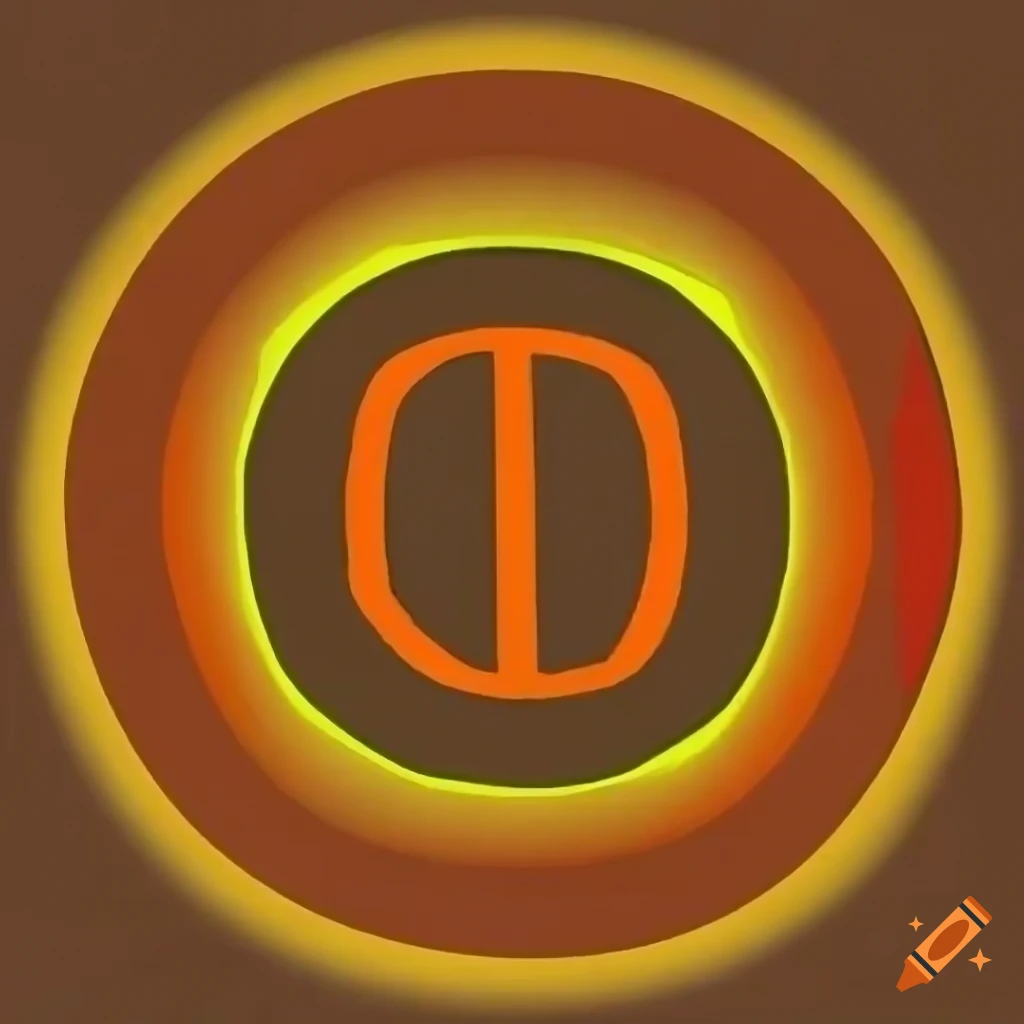 Abstract profile picture with warm colors and the letters H and A on ...