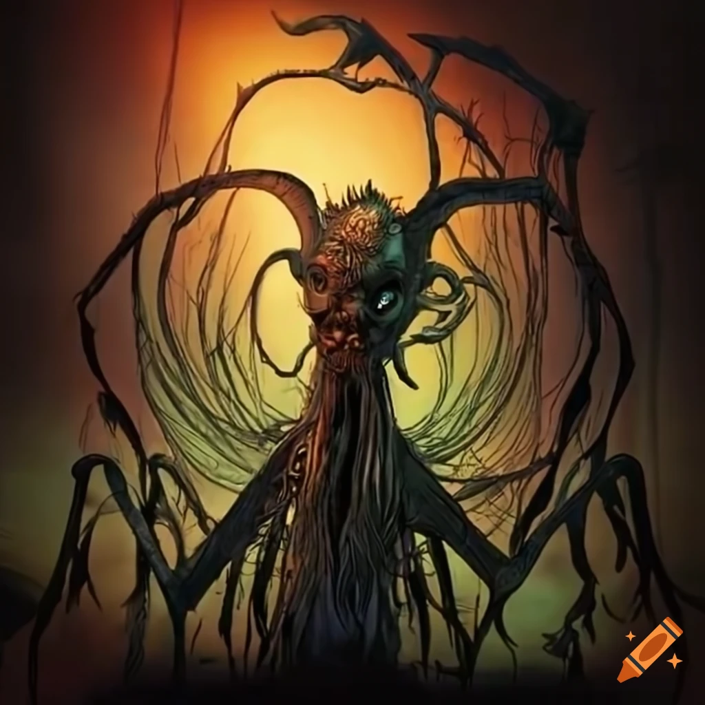 Mi-go creature from horror fiction on Craiyon