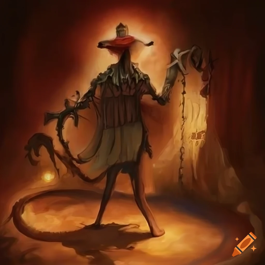 Artistic depiction of a magical desert creature on Craiyon