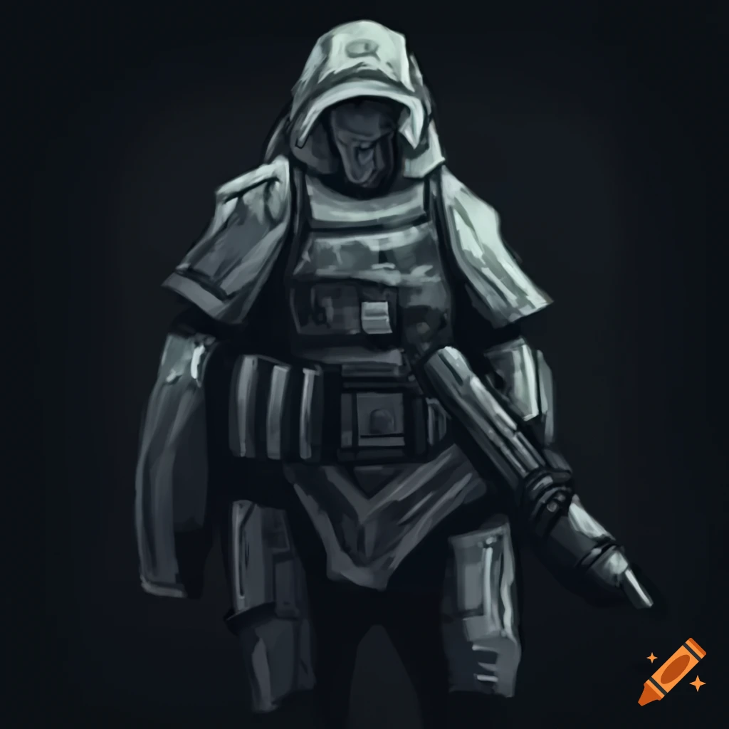 Artwork of a tactical space templar