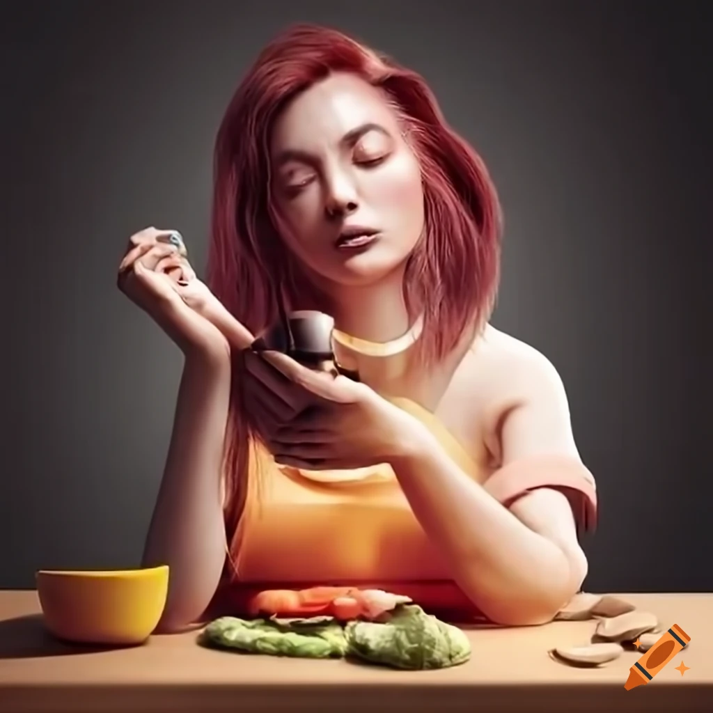 Woman Preparing Food In The Kitchen