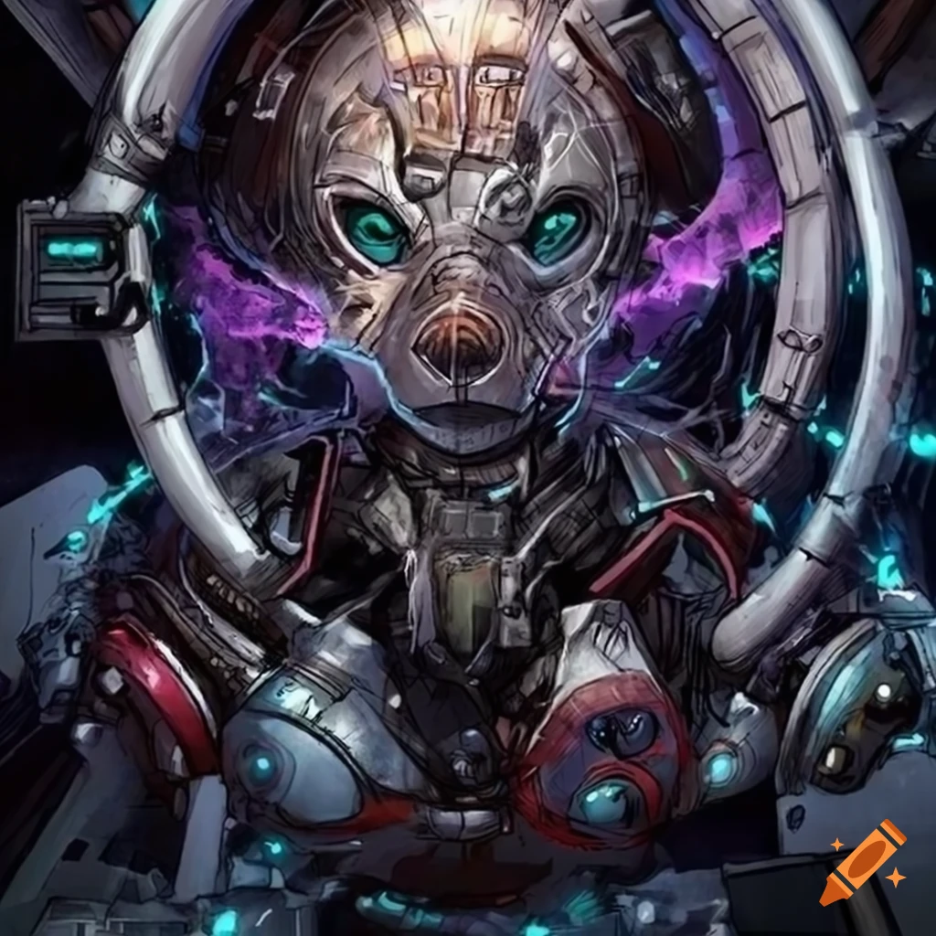 Marc silvestri's detailed art of anthro pilots in futuristic gyroscope ...