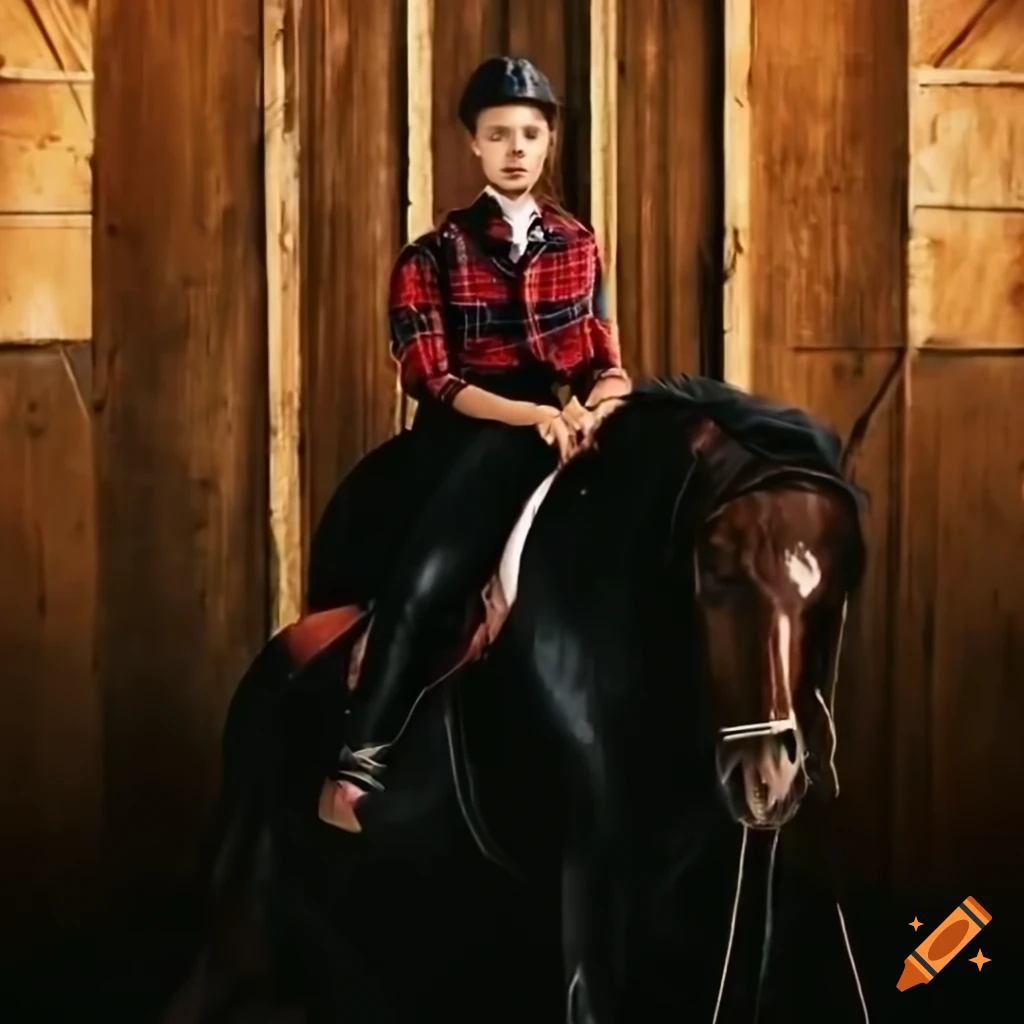 Hyperrealistic photograph of ashley olsen and mary-kate olsen as horse-riders on Craiyon