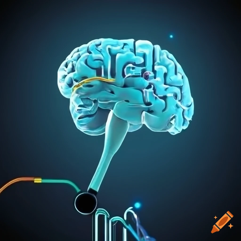Circuit brain concept illustration on Craiyon