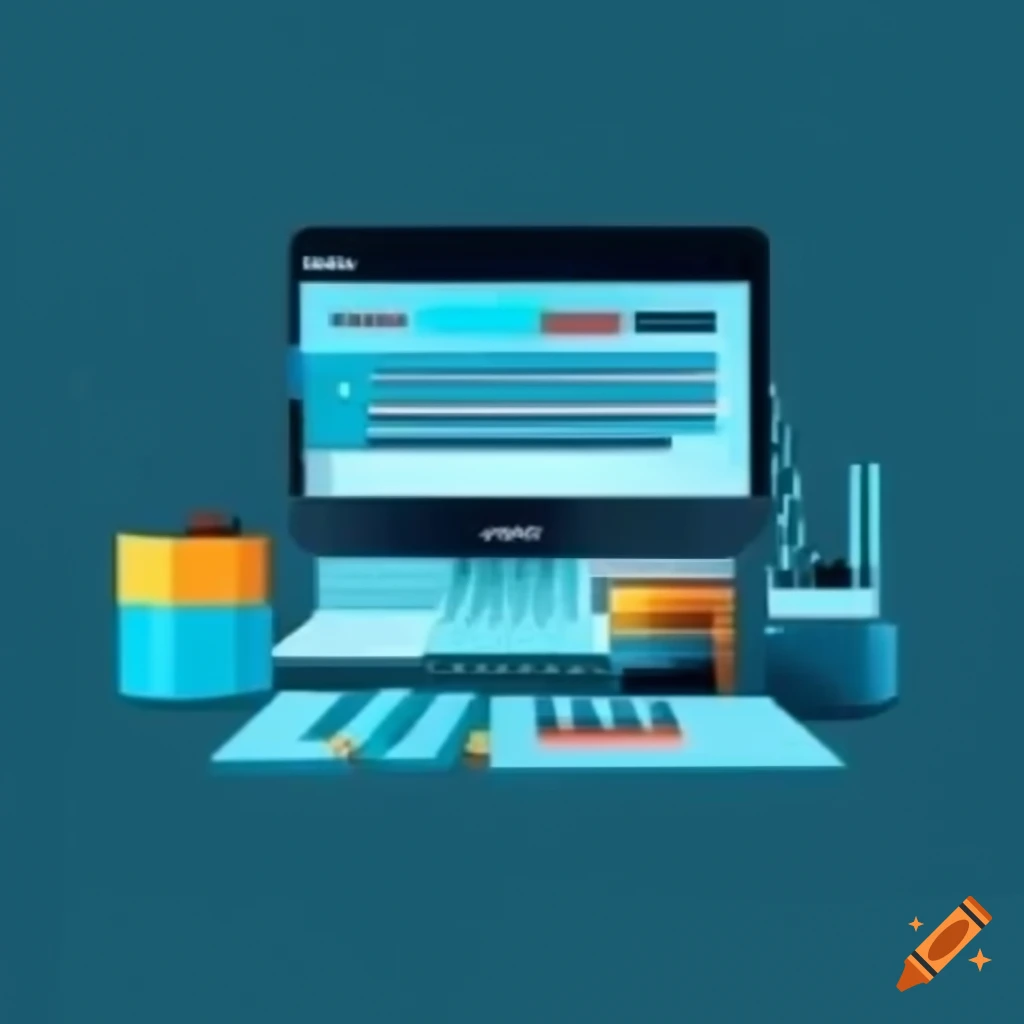 Digital agency website design on Craiyon