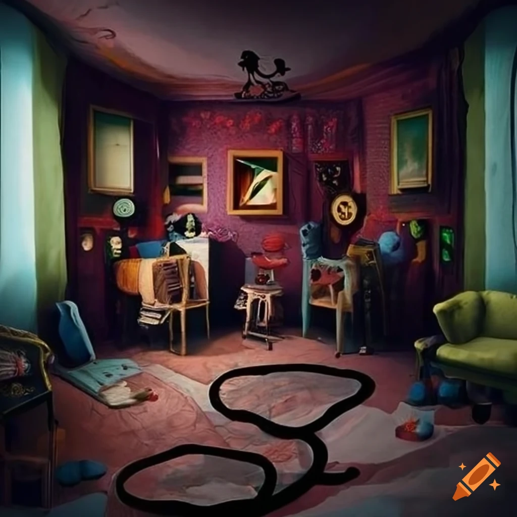 Unique and creative room design on Craiyon