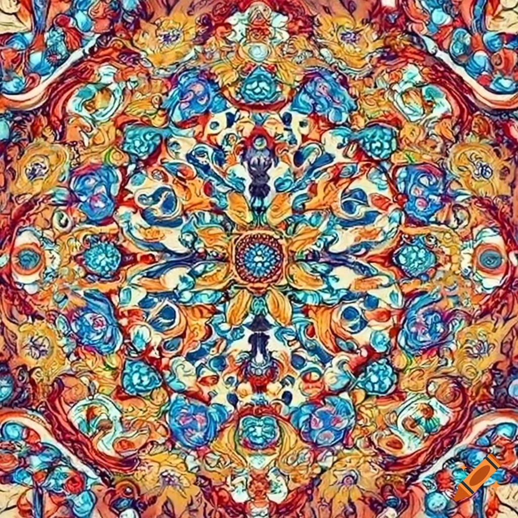 Turkish art pattern on Craiyon