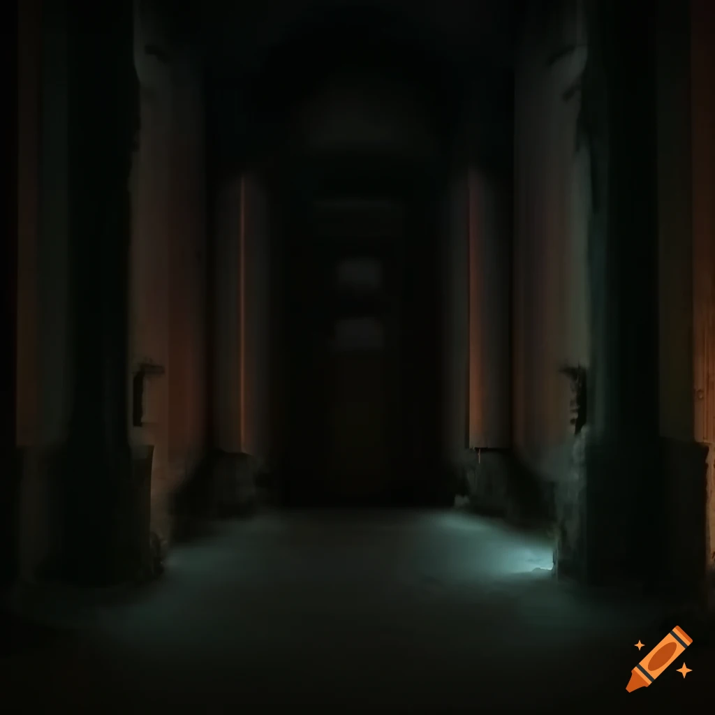 Dark and depressing room with ps1-style graphics on Craiyon