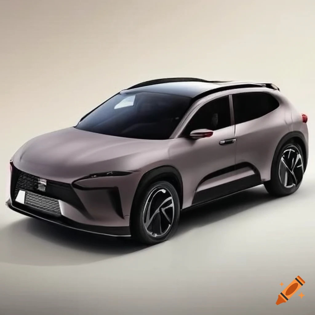 Prototype sports car with sleek and flowing design