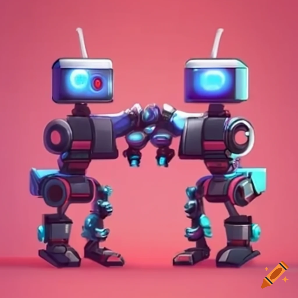 Image of two robotic arms