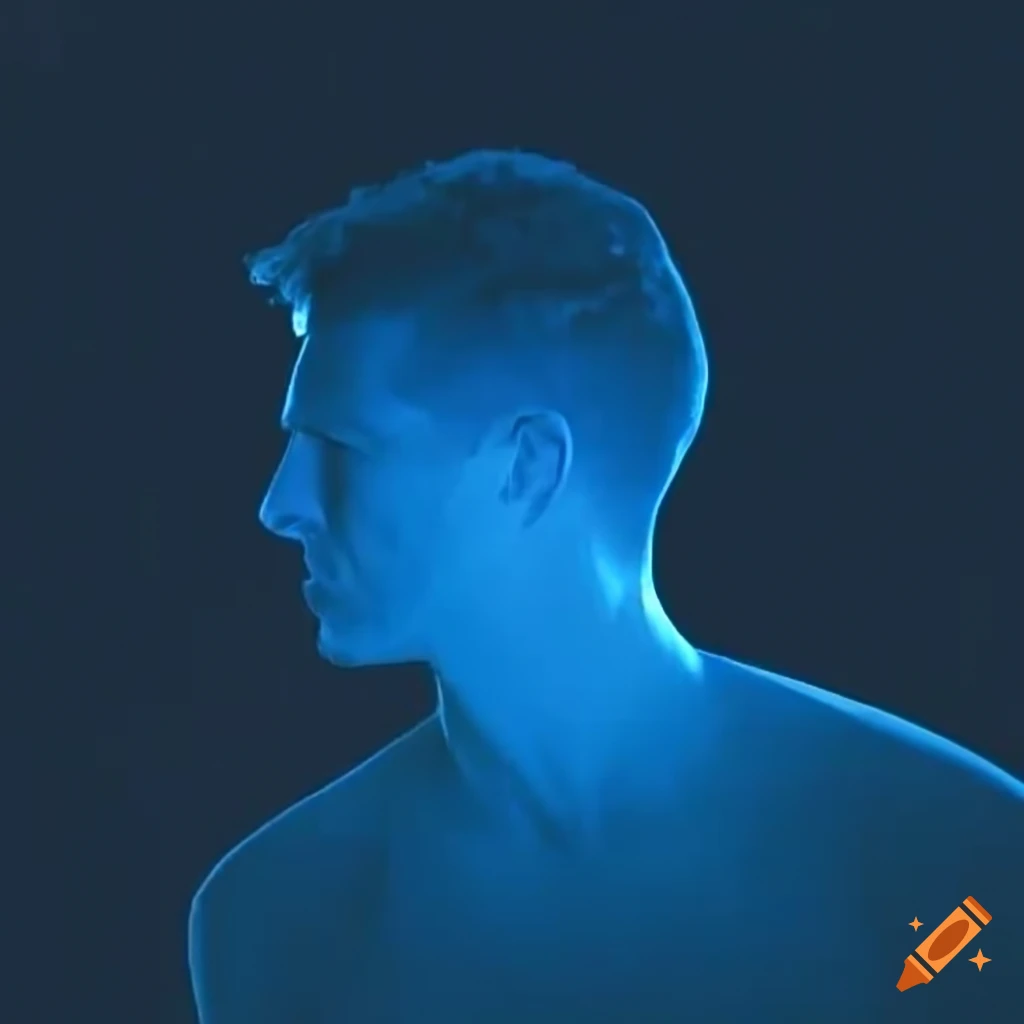 Translucent male ghost