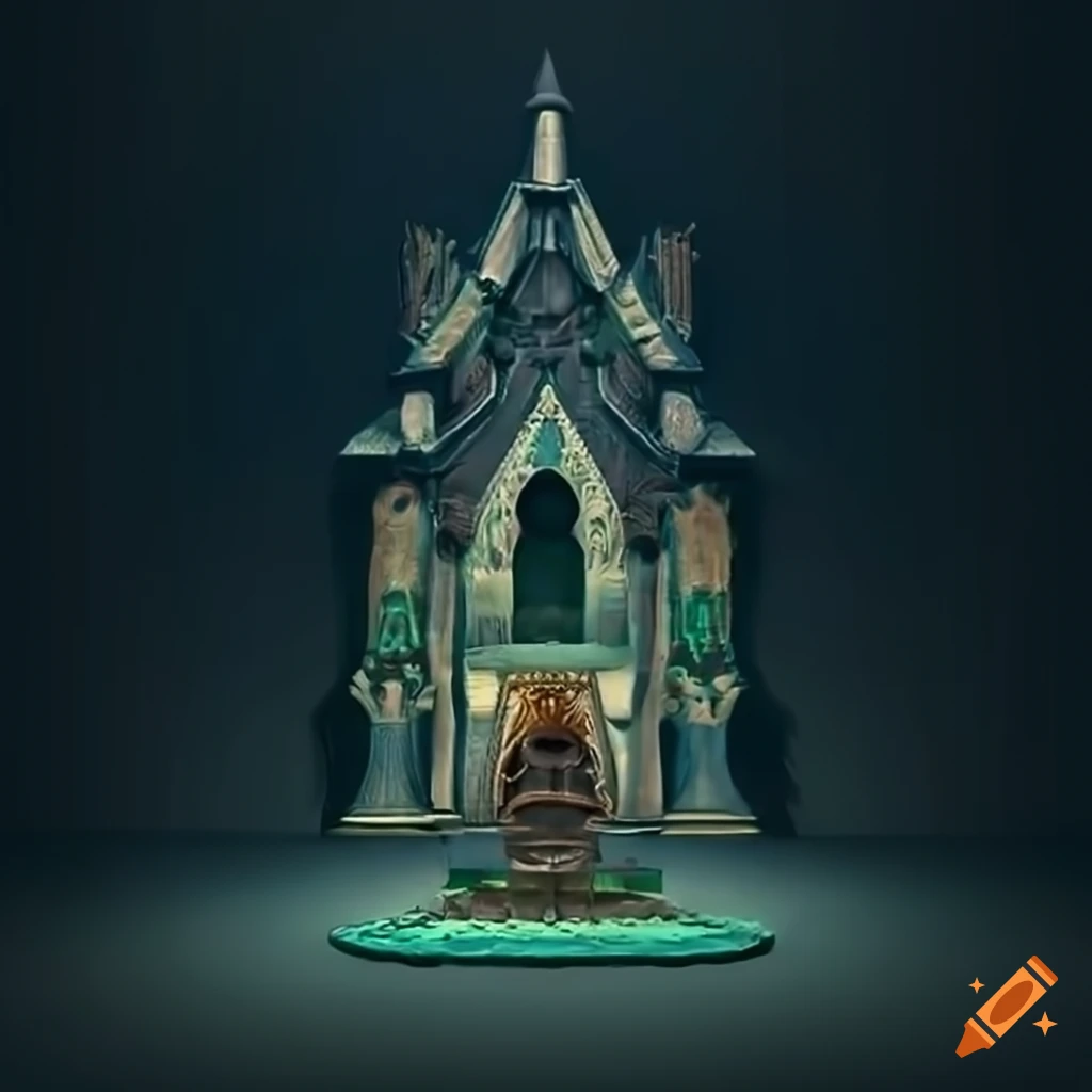 Stunning architectural stave carving in high-definition