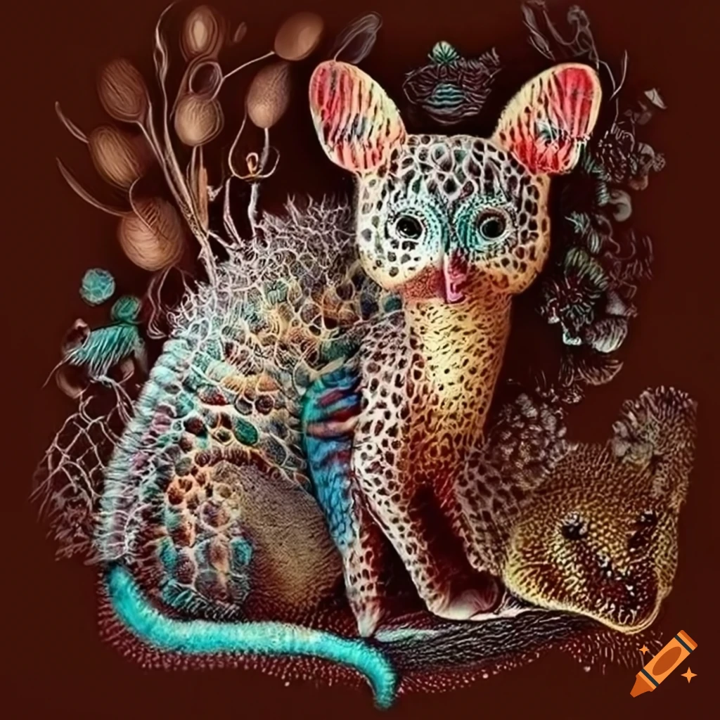 Cute and adorable animal illustrations by haeckel