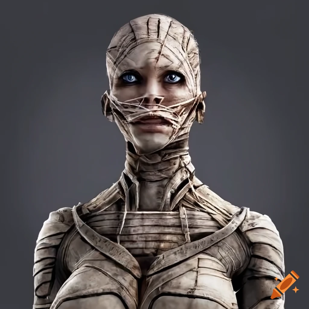 Female mummy character from mass effect on Craiyon