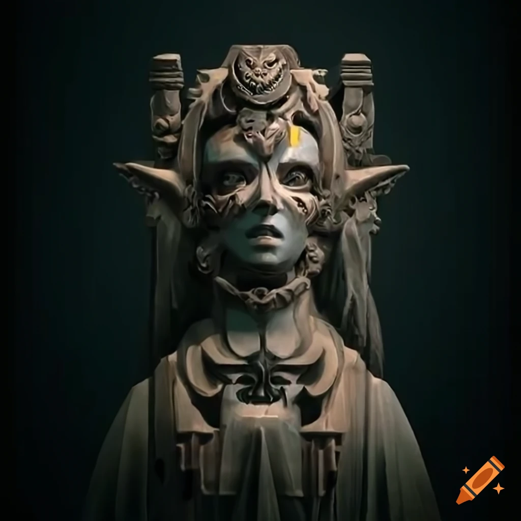 Detailed carving inspired by zelda game