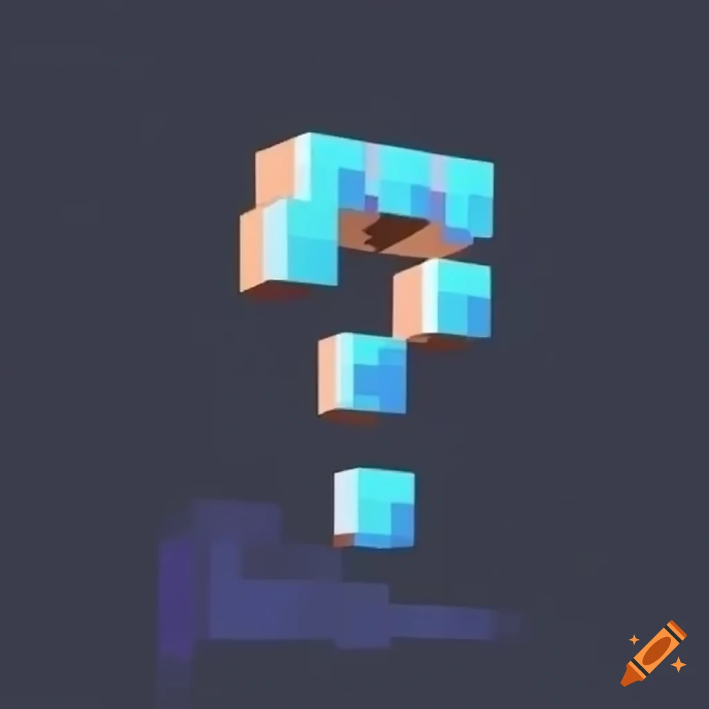 Minecraft challenge thumbnail with randomized hotbar on Craiyon