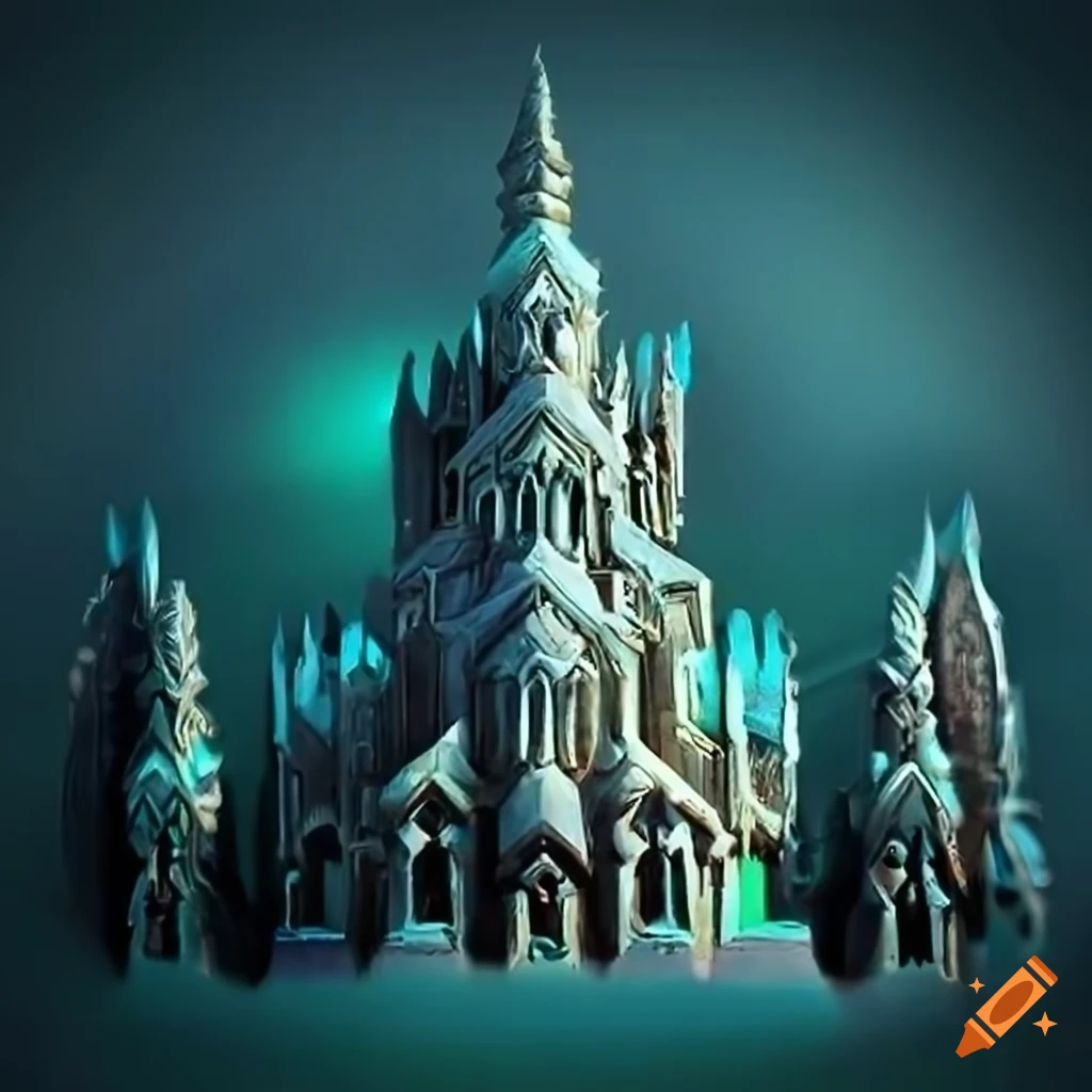 Ice throne on Craiyon