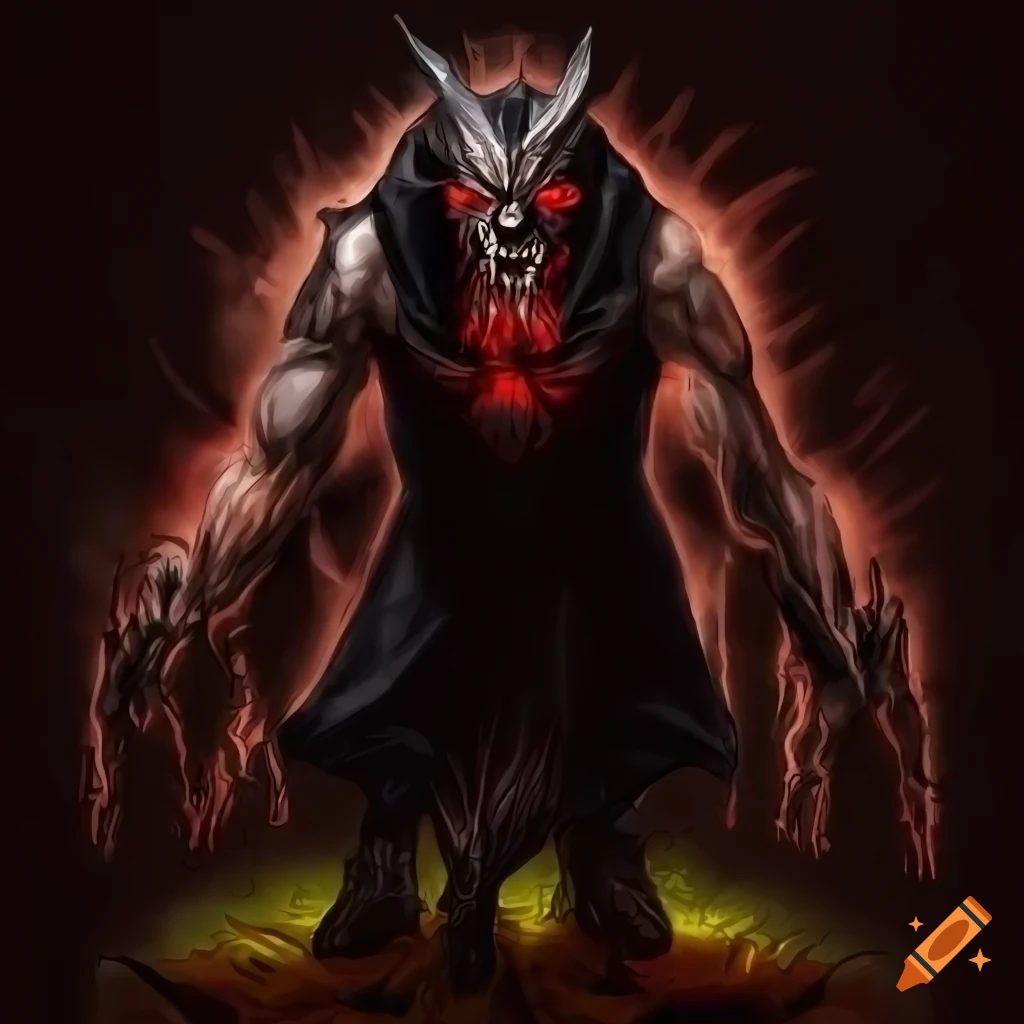 Sauron or skeletor character on Craiyon