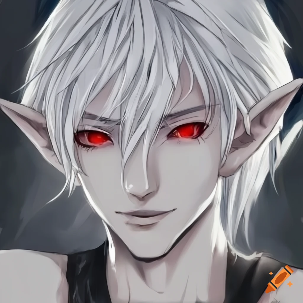 Abjuration wizard with elf ears and aura in fantasy style on Craiyon