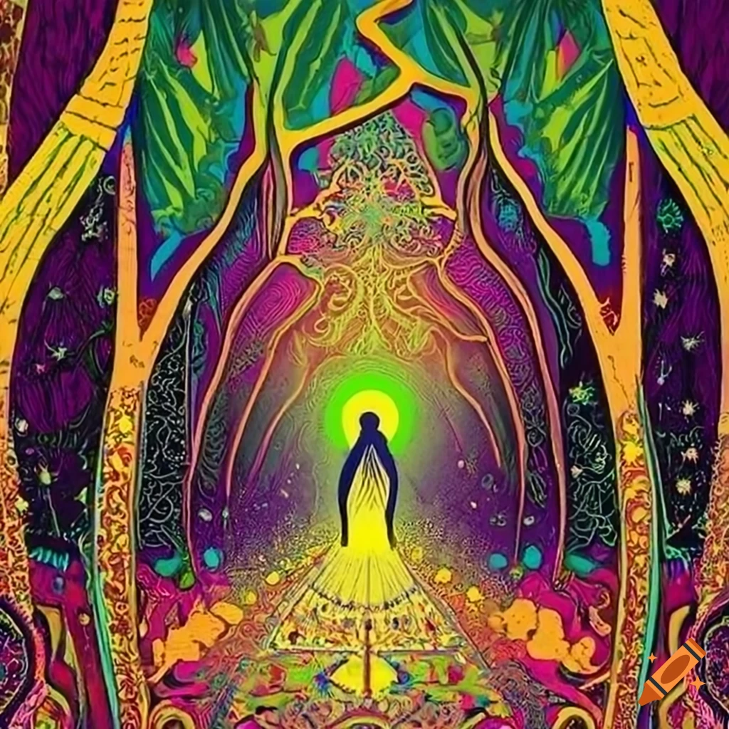 William stout serigraph of dusk in the garden of eden, landscape ...