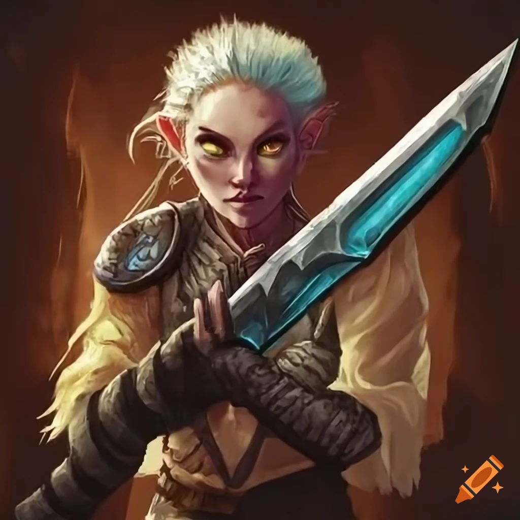 Artwork of a fierce weapons trainer in dungeons and dragons on Craiyon