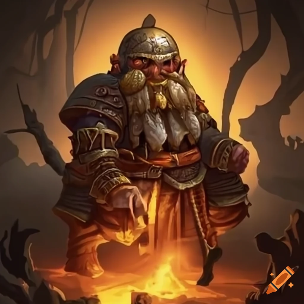 Illustration of the lost dwarves