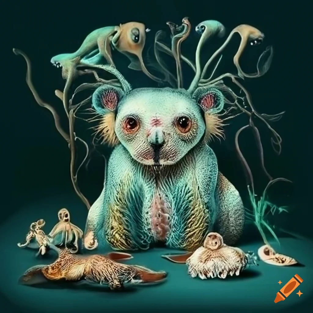 Whimsical and adorable animals by haeckel on Craiyon