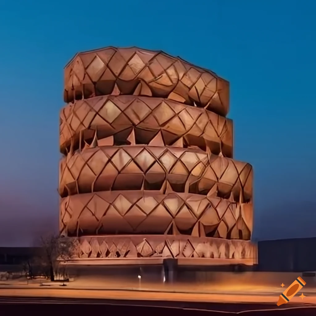 City cultural complex with unique architectural design