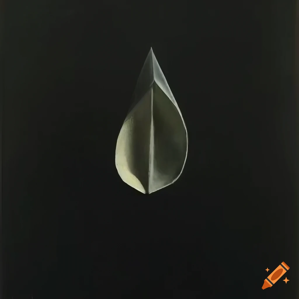 Surreal painting of a lute playing origami on Craiyon