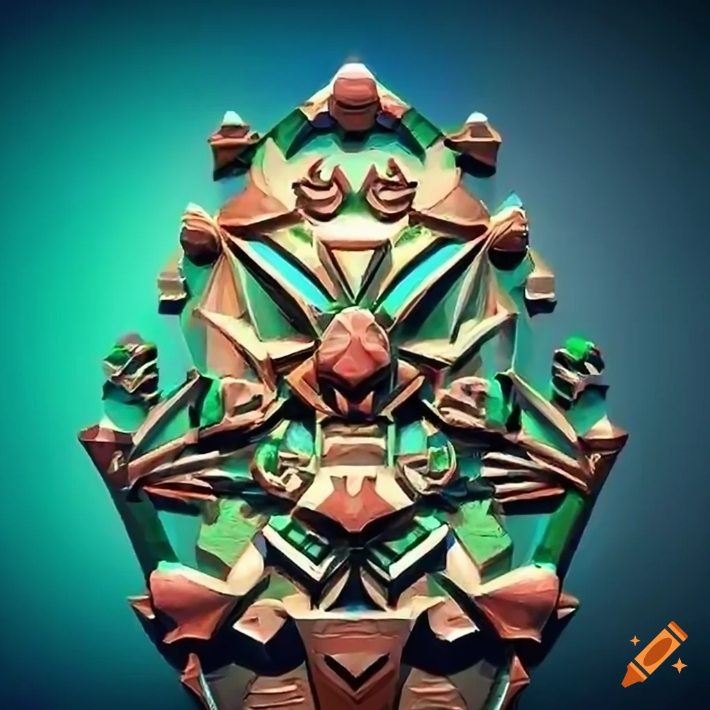 Detailed mountain carving in zelda game style on Craiyon