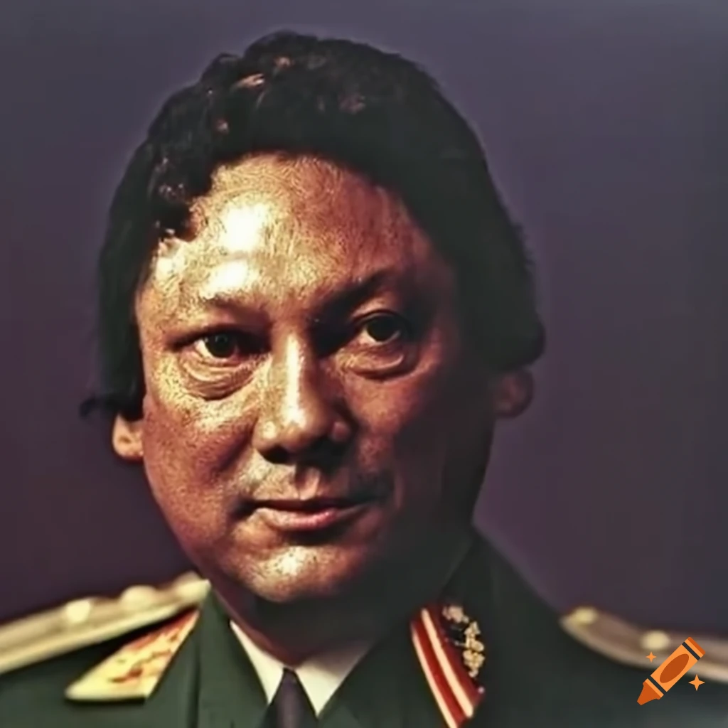 Portrait of manuel noriega, military leader of panama on Craiyon
