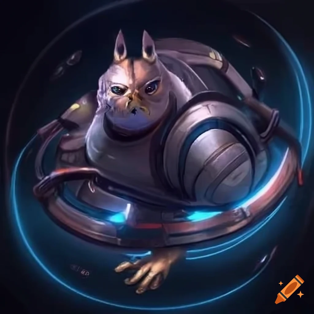 Detailed artwork of anthropomorphic pilots in futuristic cockpits on ...