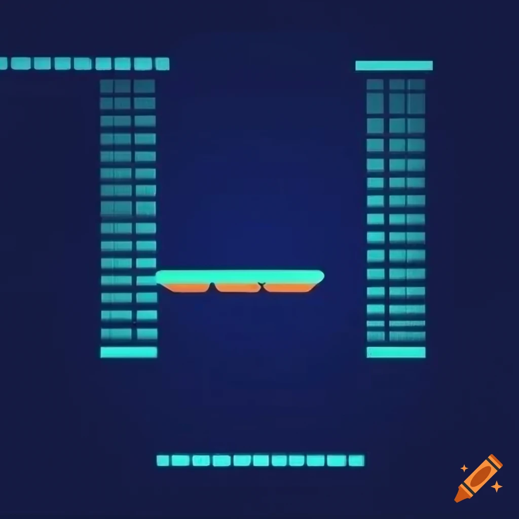 2d platformer game tilesets in clean flat art style on Craiyon