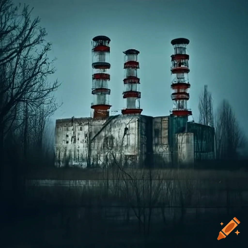 Chernobyl safe confinement structure on Craiyon