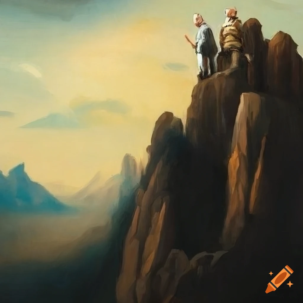 Elderly wizard falling from a great height on Craiyon