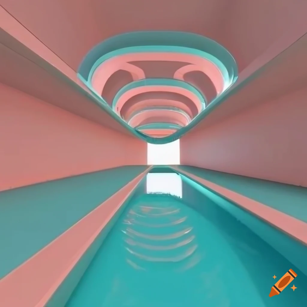 Surreal liminal dreamcore neighborhood on Craiyon