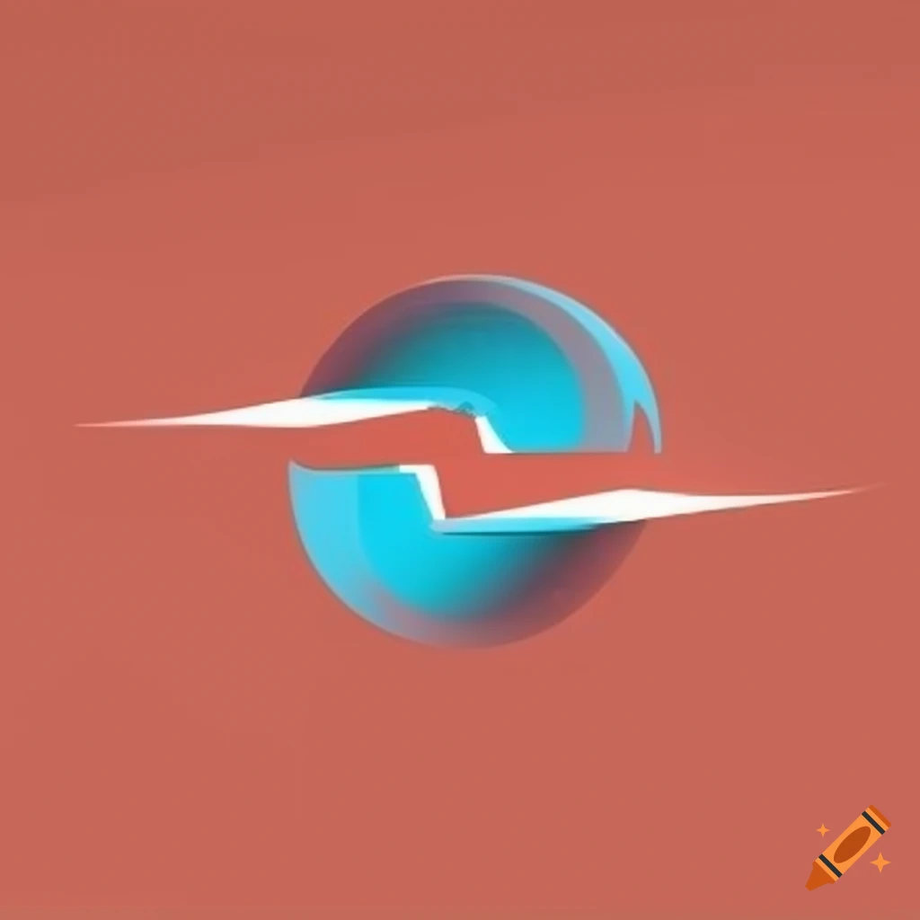 Red energy company logo for letters and enveloppes