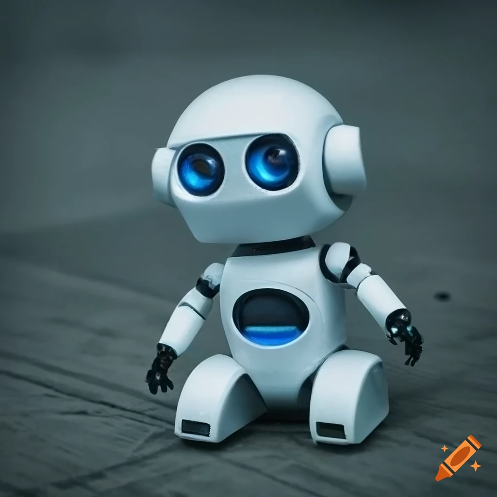 Cute rubber robot on Craiyon
