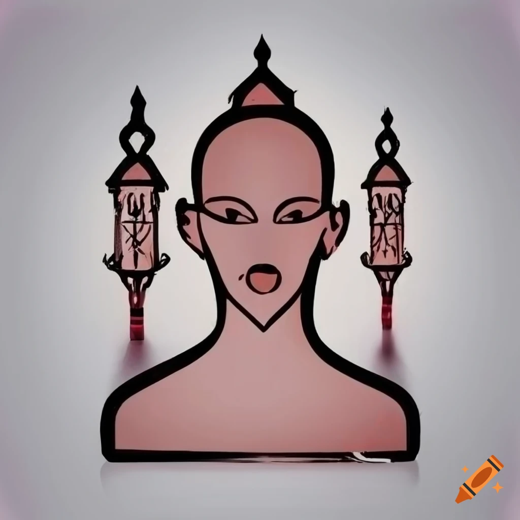 Islamic symbol drawing on Craiyon