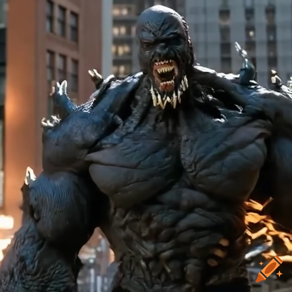 Live action portrayal of Doomsday from DC Universe wreaking havoc in ...